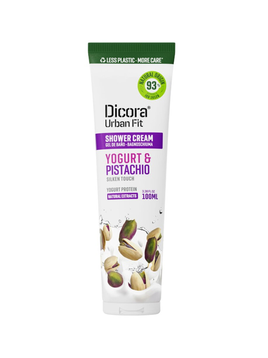 Крем-гель для душа DICORA URBAN FIT йогурт и фисташка 100 мл