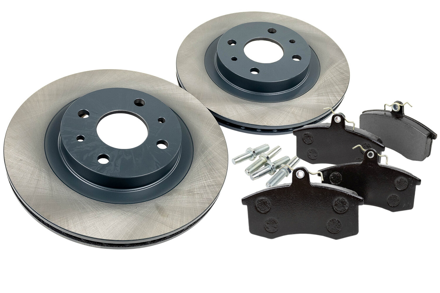 Вентилируемые передние тормозные диски мавико Standart R14 с тормозными колодками BREMBO для ВАЗ 2110-2112, Лада Гранта, Гранта FL, Калина, Калина 2, Приора, Датсун