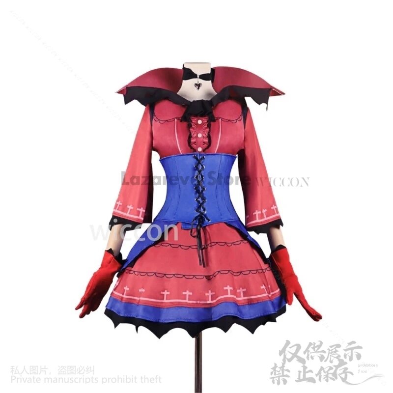 WICCON Косплей костюм вампира красный Красный, XXL, suit