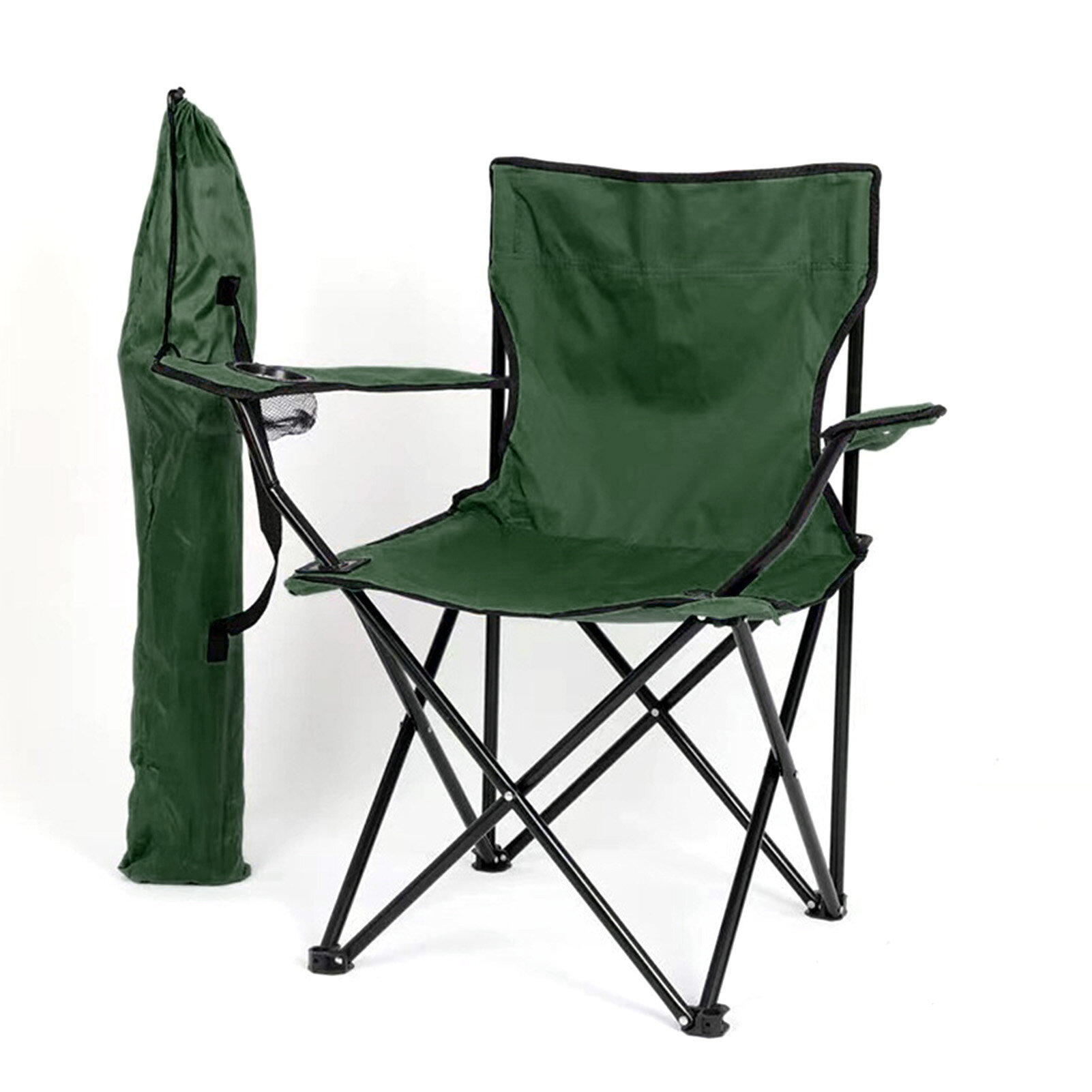 Дворовый портативный кемпинг стул складной стул алюминиевый сплав кронштейн рыбацкая стул с чугунной сумкой, красный зеленый синий камуфляж темно-синий черный, размер 80 * 48 * 43.5 см, размер 80 * 15 см, вес упаковки 1.9 кг, 1 складной стул 1 сумка для