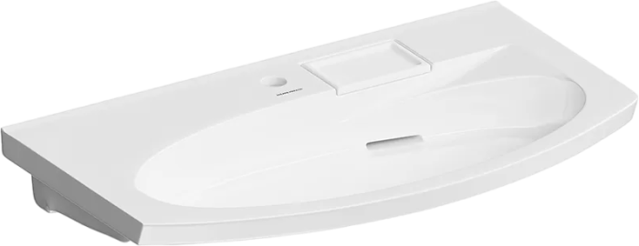 Мебельная раковина KERAMA MARAZZI Riva 80, глянцевая белая
