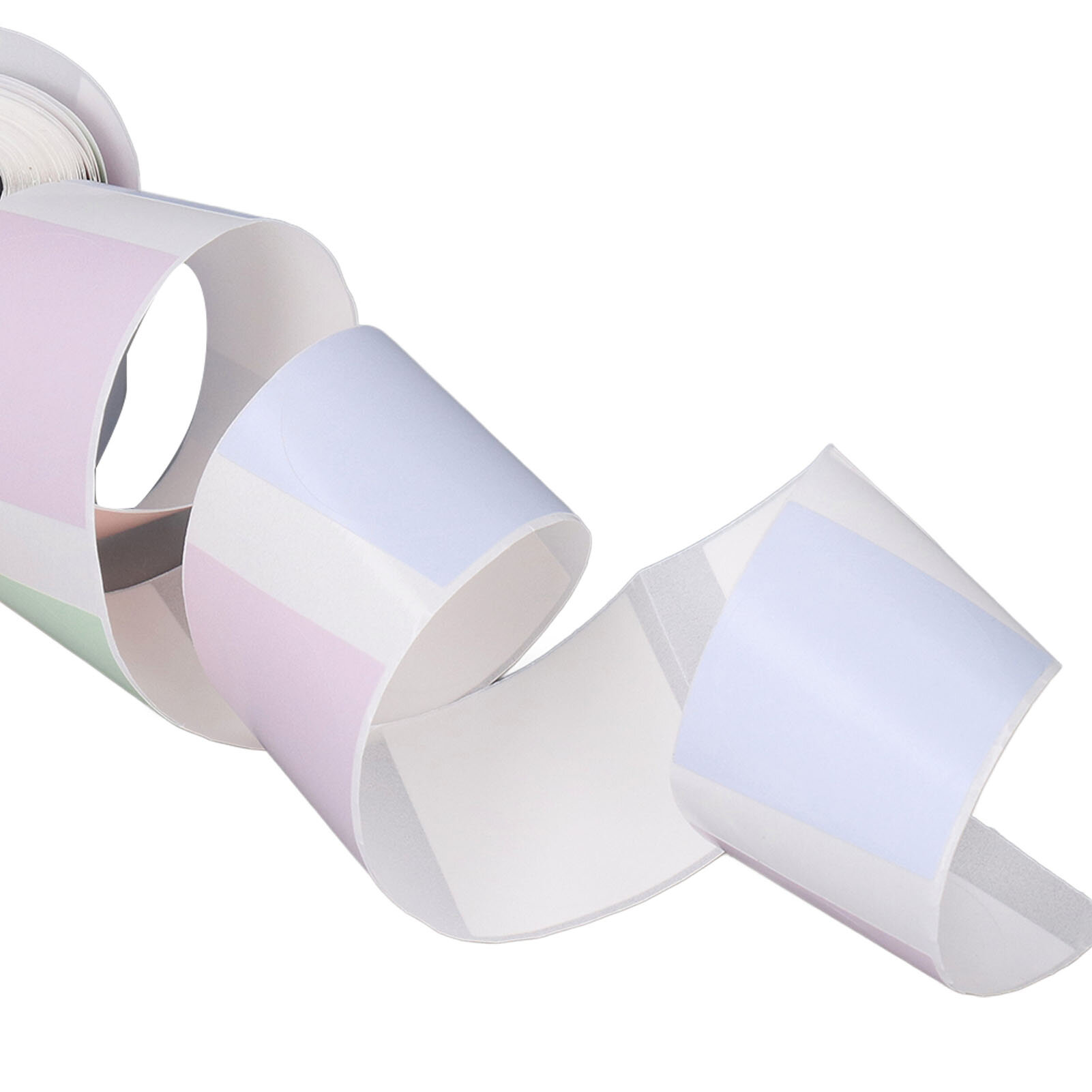 Круглая термонаклейка этикетка 30x30 мм портативная самоклеящаяся термонаклейка для малого бизнеса чистый цвет