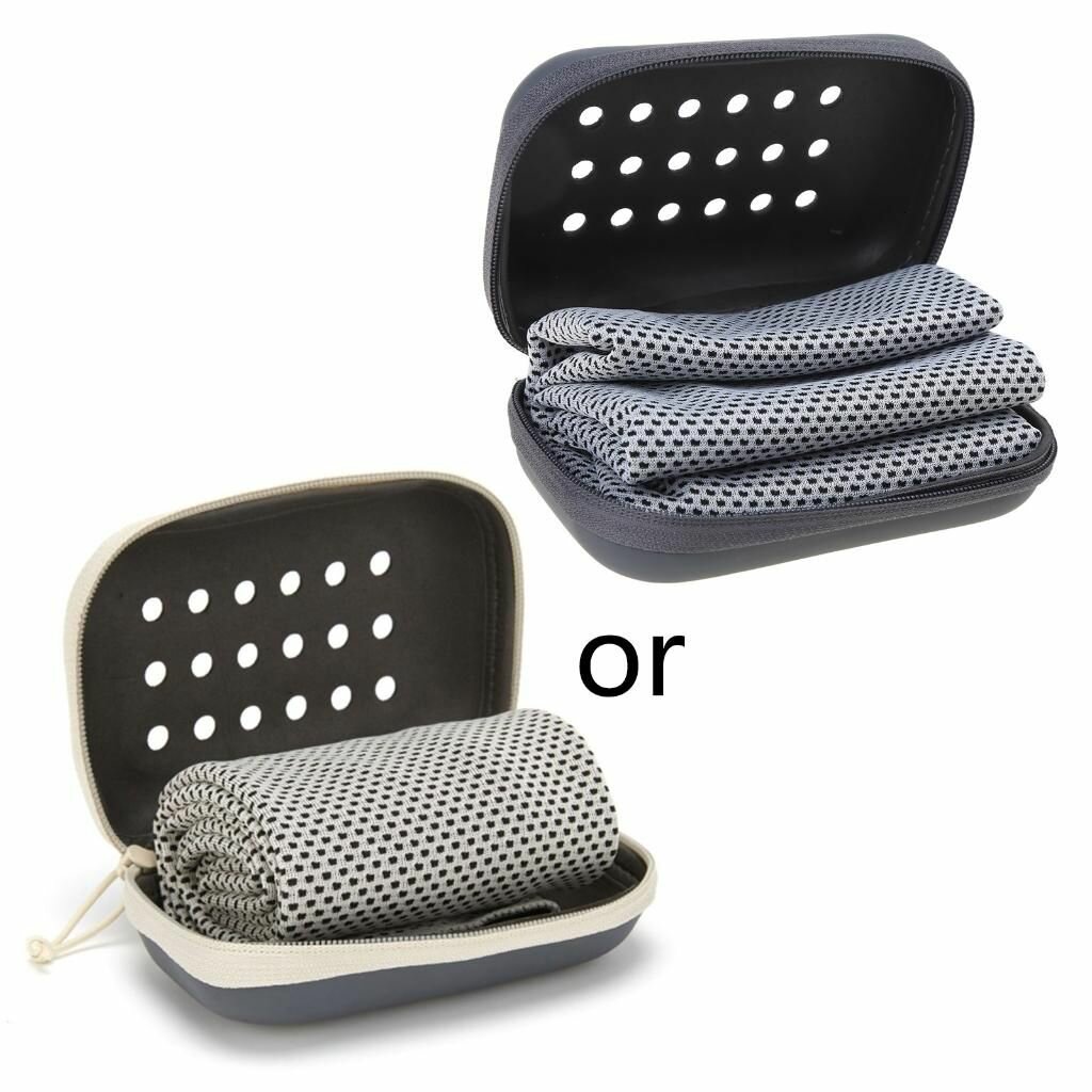 Фитнес и йога,1 коробка наружных охлаждающих полотенец для фитнеса-серый