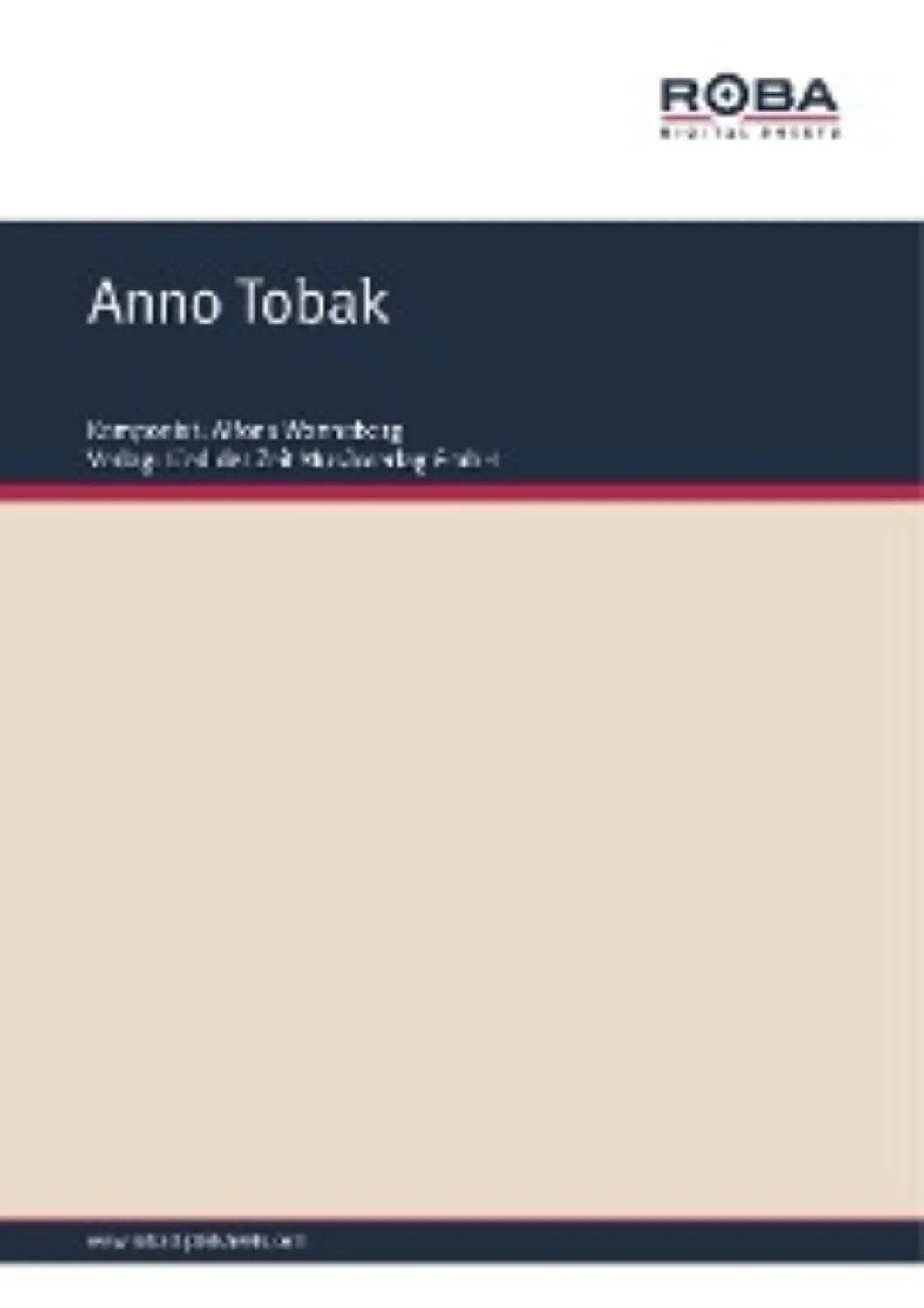 Anno Tobak [Цифровая книга]