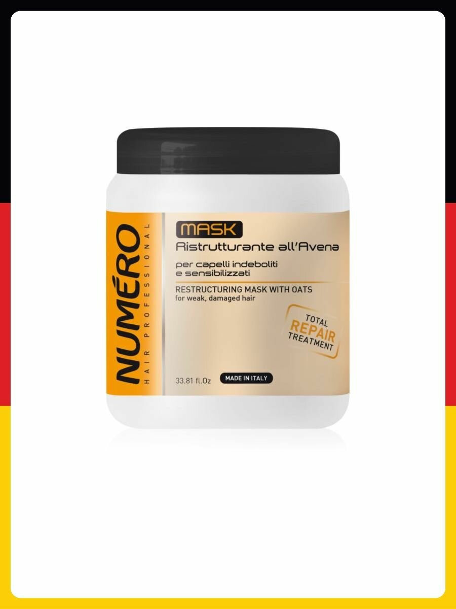 Маска для волос Brelil Professional Restructuring Mask restructuring mask for hair, 1000 мл