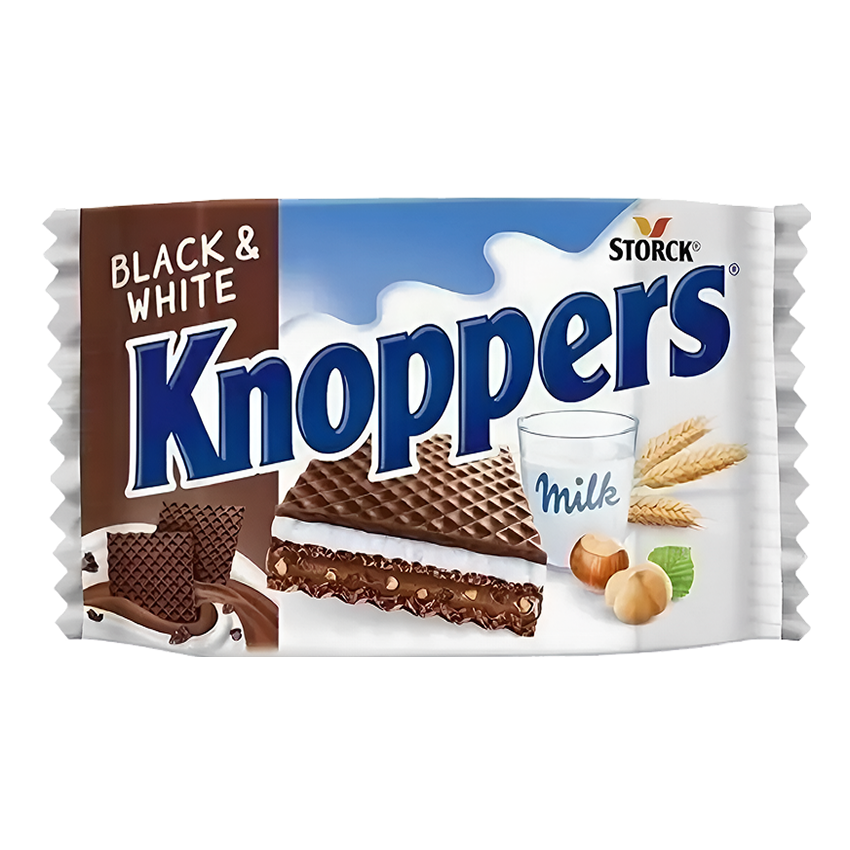 Storck Knoppers Black&White вафли 25 гр