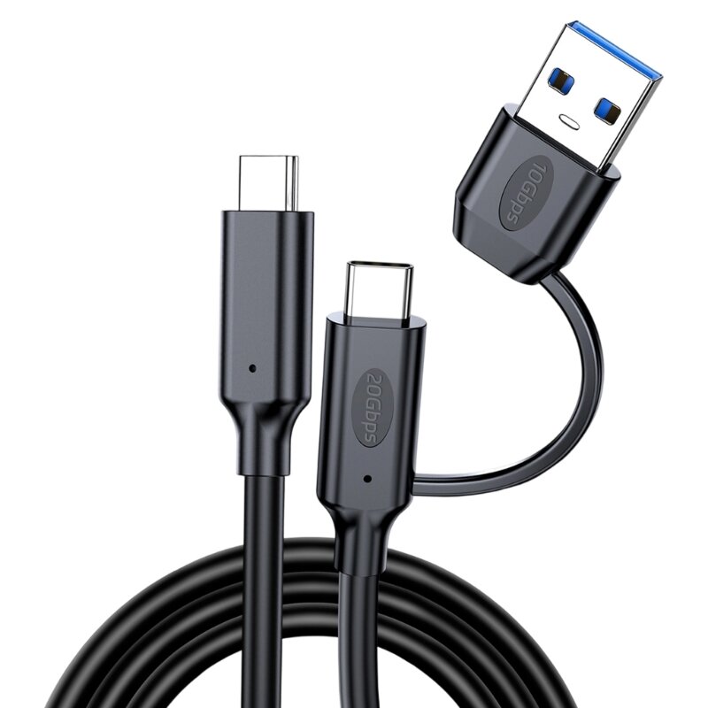 1 проекционный кабель 8k мощностью 240 Вт c-c один на два usb-1m-USB3.2