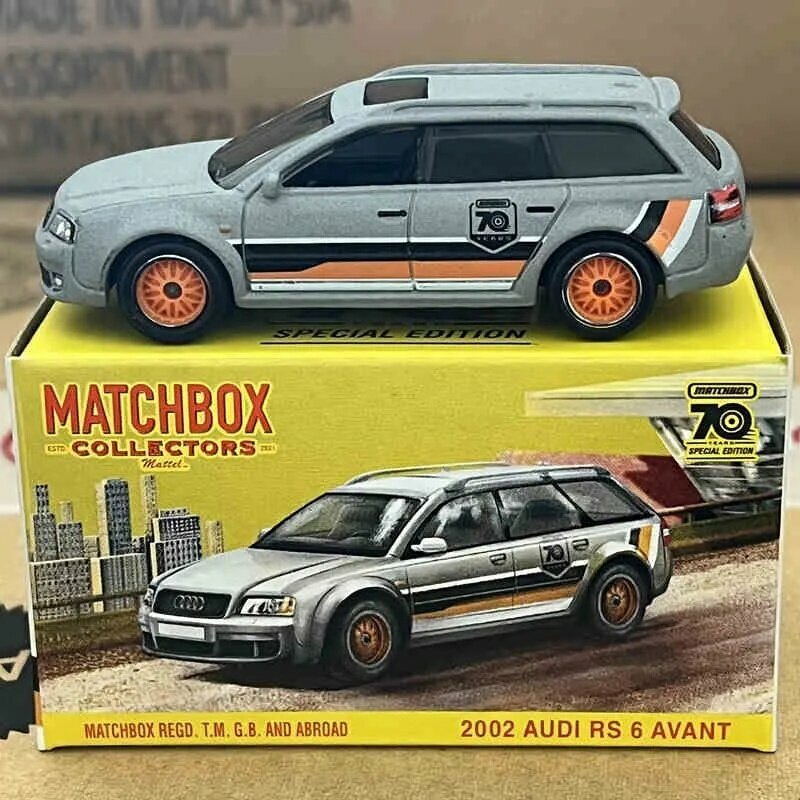 Машинка Matchbox HPC03 2002 AUDI RS 6 AVANT 70-я годовщина