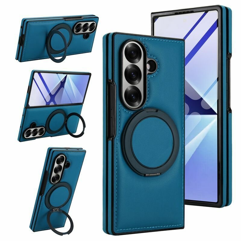 TORRAS подходит для жесткого ультратонкого чехла для мобильного телефона Samsung Galaxy Z Fold 7 Armor, кронштейн на 360 и кольцевой кронштейн Подходит для Magsafe
