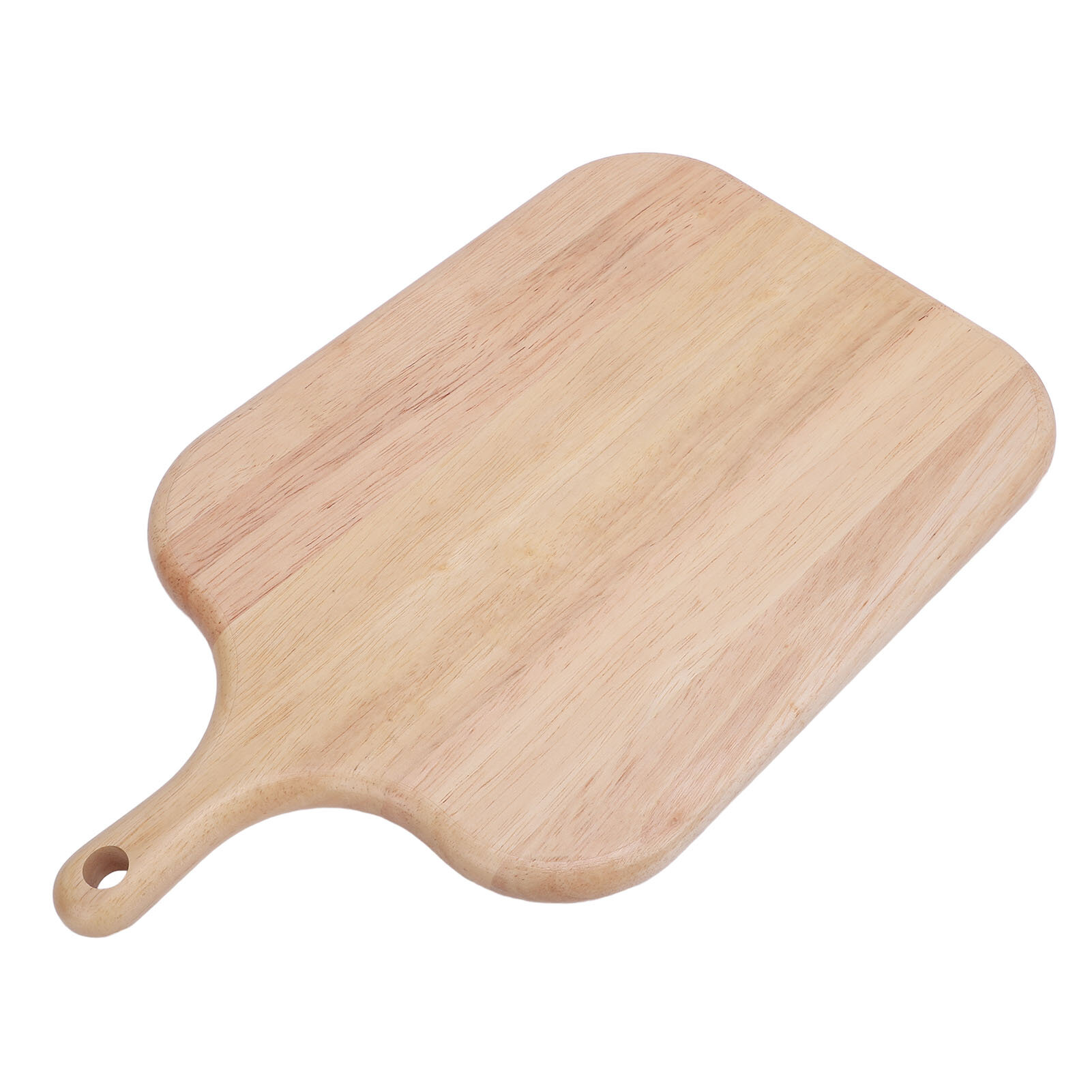 Разделочная доска из дерева с ручкой для мяса, сыра, хлеба, овощей, фруктов, декоративная деревянная сервировочная доска для кухни S