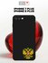 Черный матовый чехол на Apple iPhone 7 Plus/8 Plus / Айфон 7 Plus/8 Plus с принт...