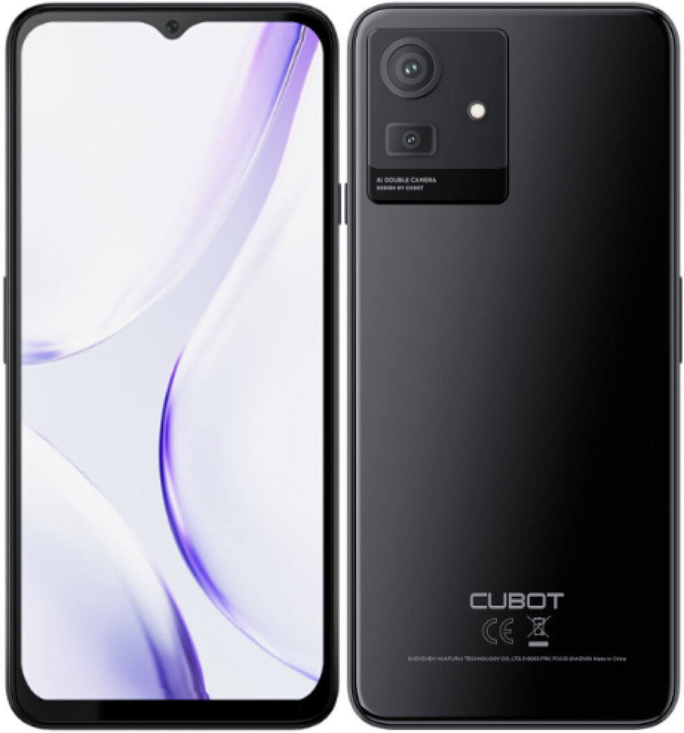 Смартфон Cubot Note 50, 4G/LTE, NFC, 8/256Gb, Sleek Black (Черный)