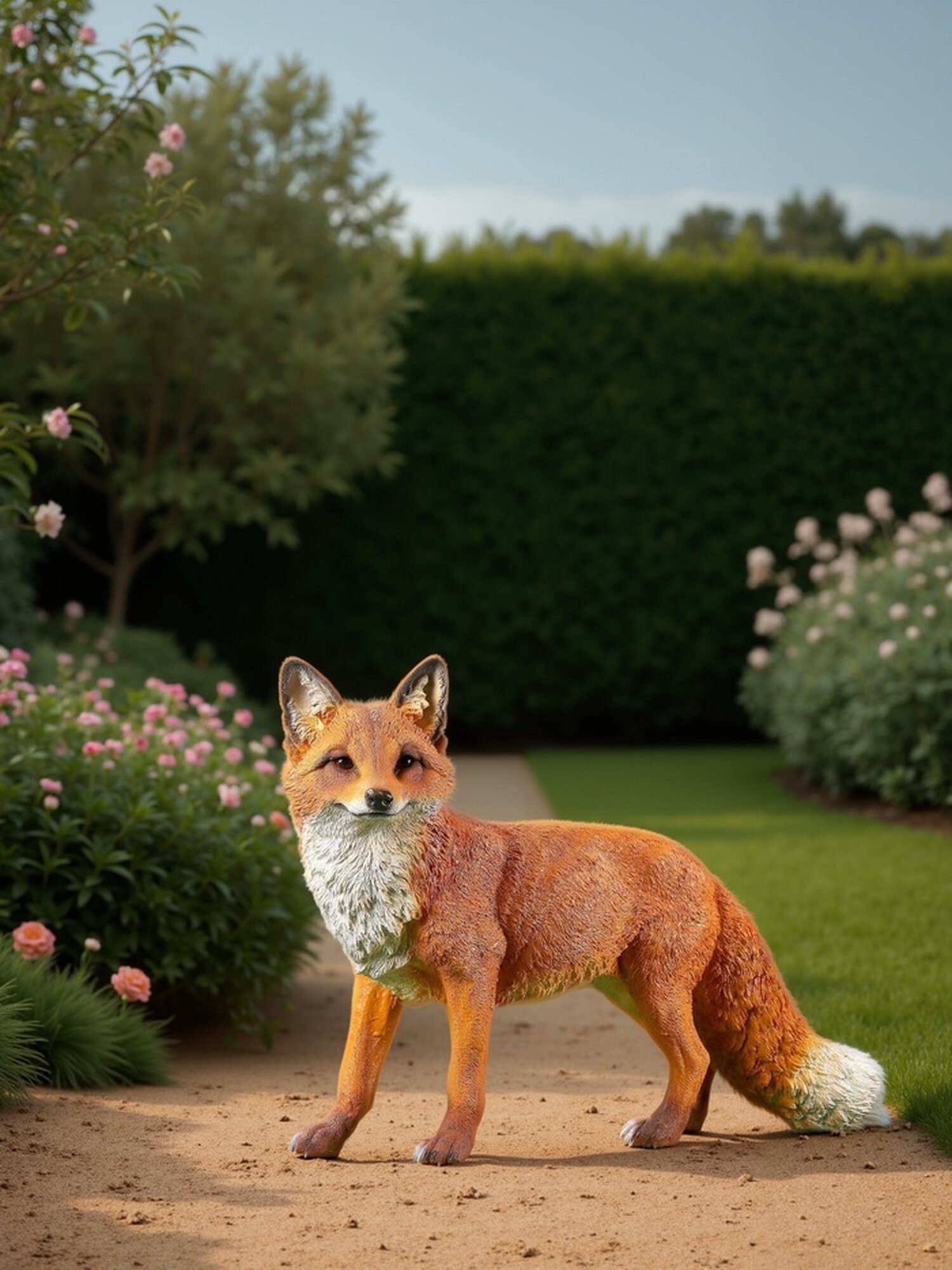 Садовая фигура Хорошие сувениры "Лиса с пушистым хвостом", 44х72 см