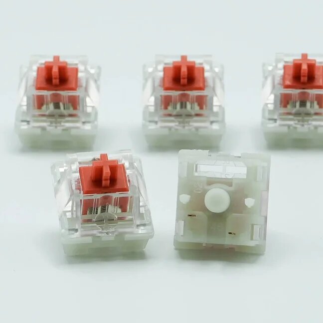 KTT Peony Silent Red RGB механическая клавиатура 110 PCS