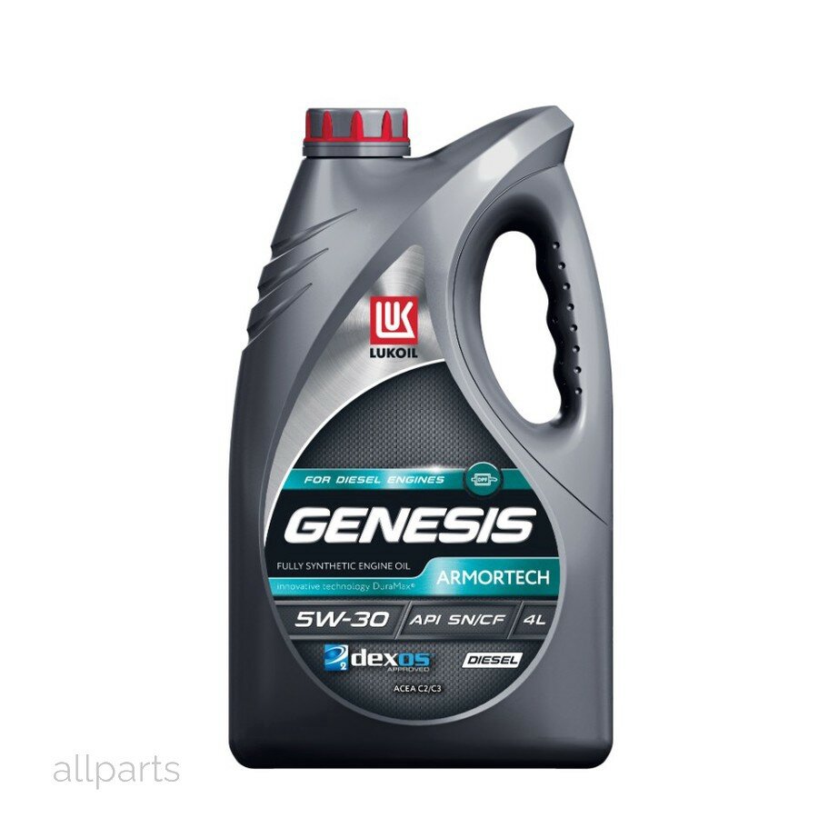 LUKOIL 2210268 Масло моторное Лукойл Genesis Armortech Diesel 5W-30 синтетическое 4 л 2210268