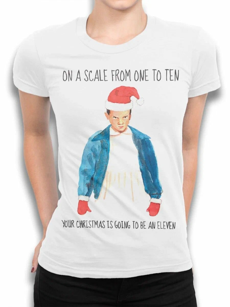 Футболка Очень странные дела / Санта Одинадцать / Женская