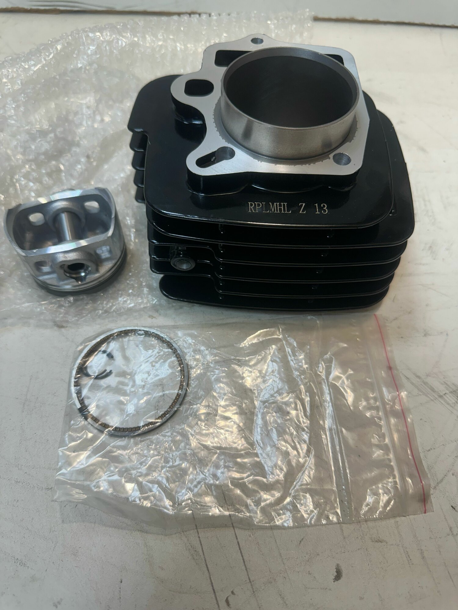 Цилиндр, поршень, кольца VMC AURA, NOVA 54mm 125cc