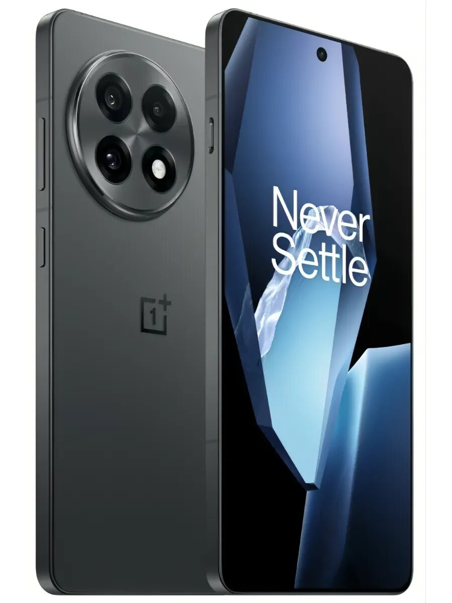 Смартфон OnePlus 13R, экран 6,78", 12GB RAM, 256GB ROM, NFC, 50MP, черный