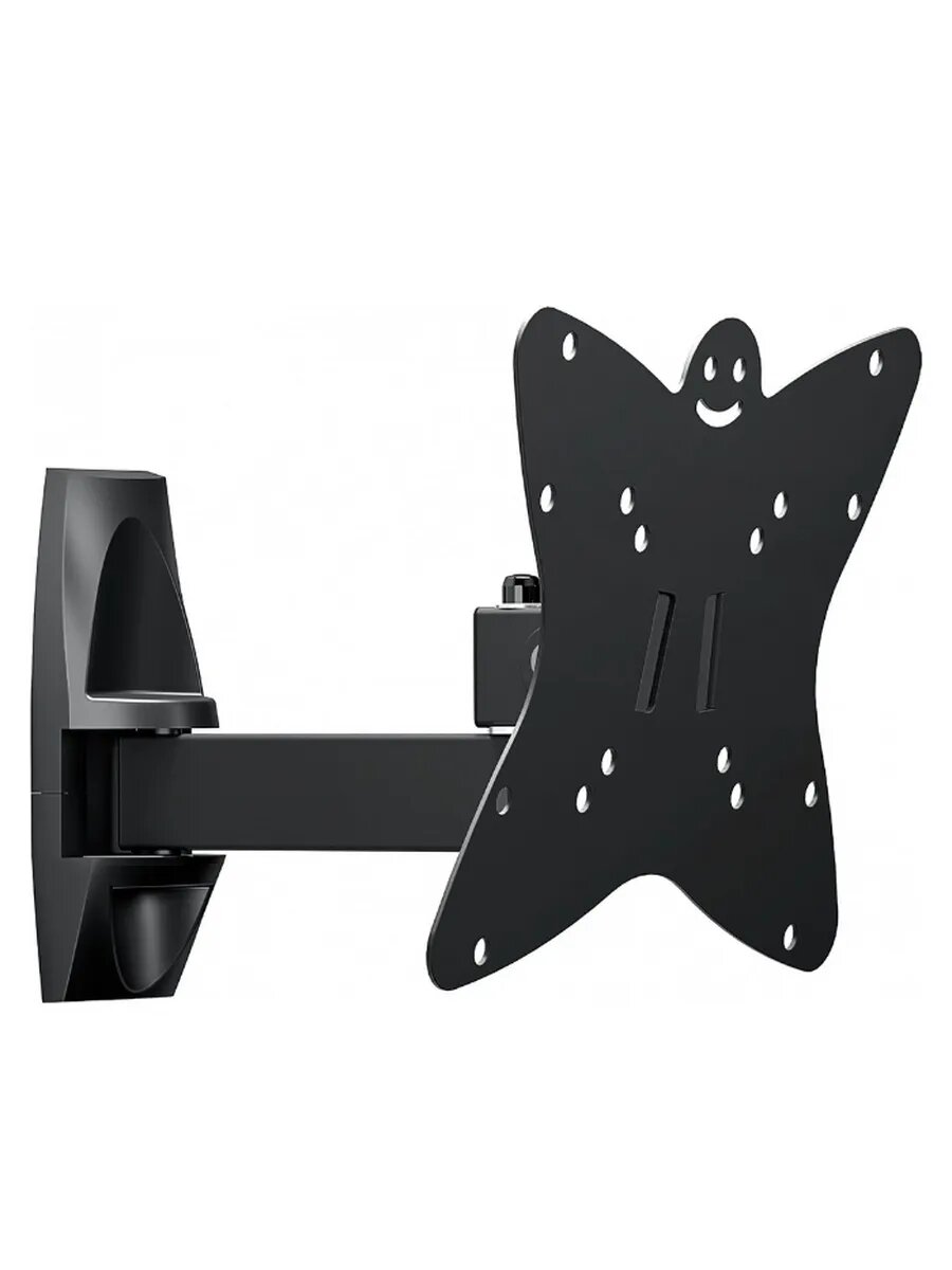 Кронштейн Holder LCDS-5037 Metallic, 20–37 дюймов, для ЖК-ТВ, VESA 100х100, 200х200, чёрный