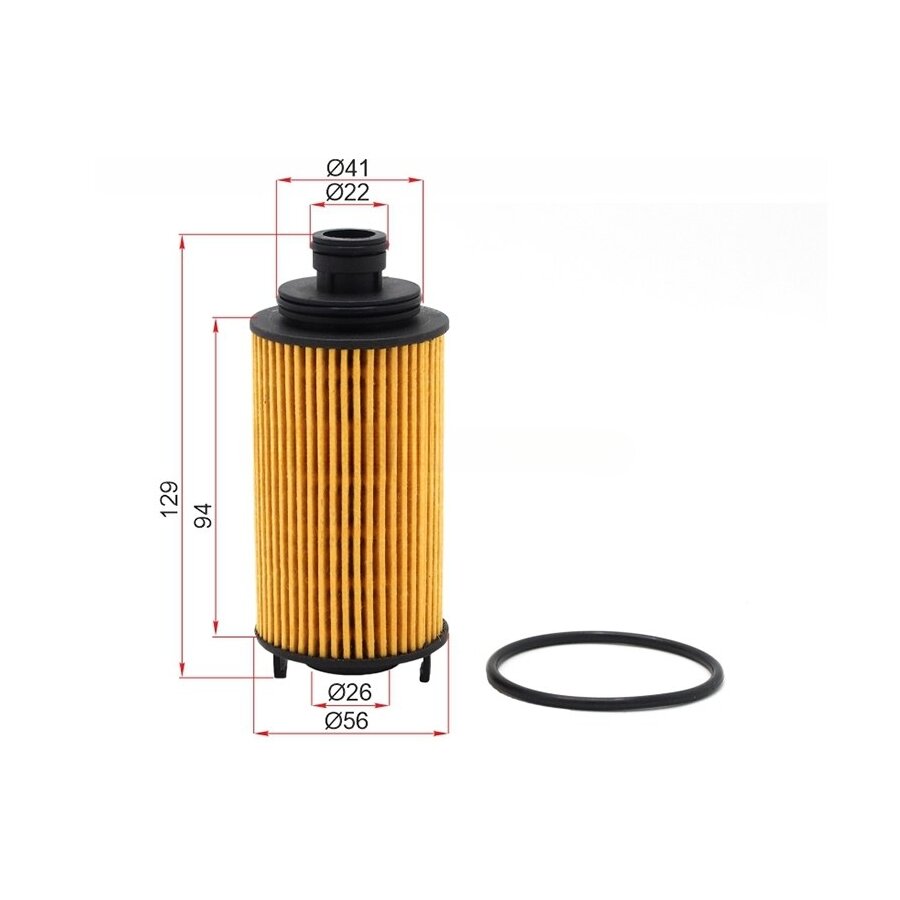 Фильтр масляный (картридж) EXEED TXL F4J16 19- CHERY TIGGO 8PRO 1.6 21-, SAT ST-108-0014
