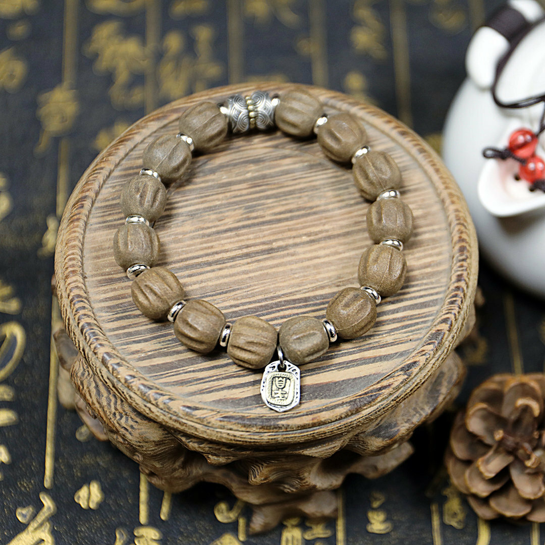 Браслет из ароматических бусин гусиного груша своими руками, китайский травяной браслет, культурная игра, ароматические бусины гусиного груша, ручная работа, DIY ювелирные изделия