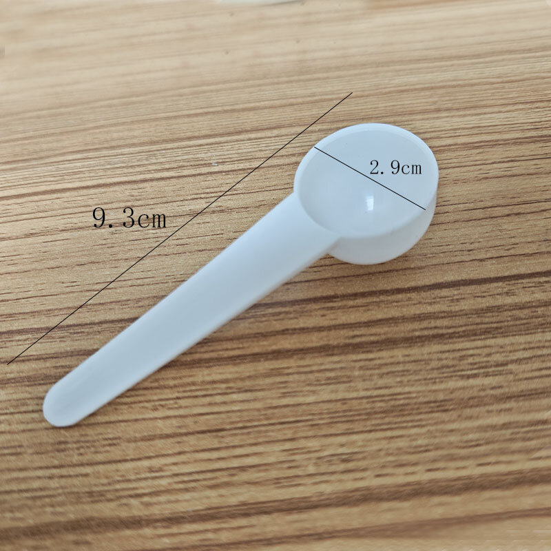 5г пластиковая мерная ложка 2г лимитированная серия ложка 1г 3г 10г 15г мерная ложка для порошка индивидуально упакованные 20 белых маленьких ложек
