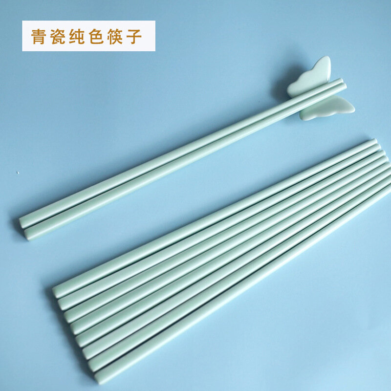 Керамические палочки для еды Jingdezhen, оригинальные, высококачественные, высококлассные, устойчивые к плесени, антибактериальные, термостойкие, пищевого класса, новая модель 2025 года