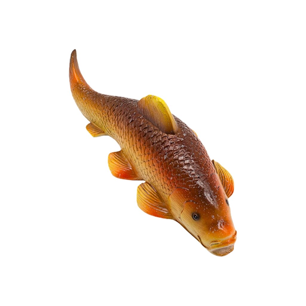 Плавающая скульптура рыбы для пруда, декор из смолы для сада