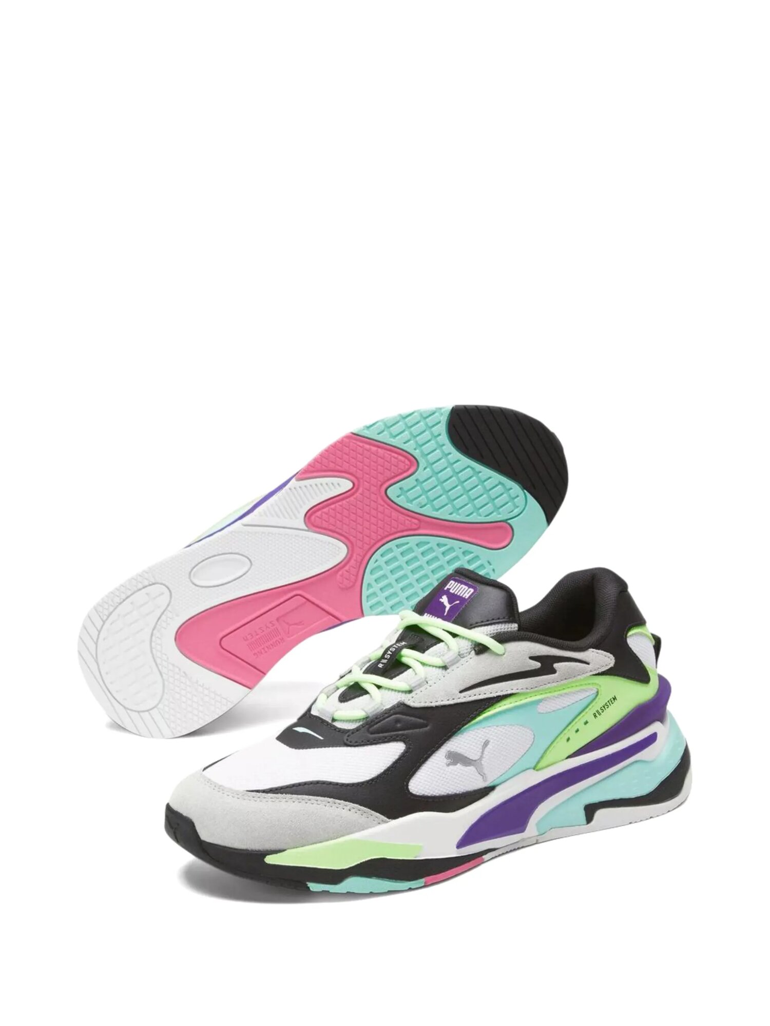 Кроссовки PUMA RS-Fast Spring Break, размер 11 US, белый — фото 1
