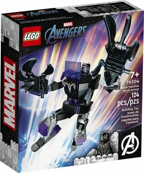 Lego 76204 Super Heroes Механическая броня Чёрной Пантеры