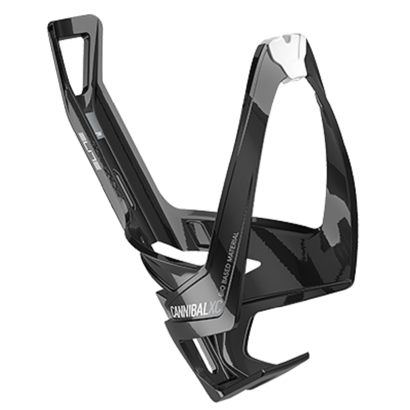 Флягодержатель Elite Cannibal XC Bio (EL01750), цвет Чёрный/Белый