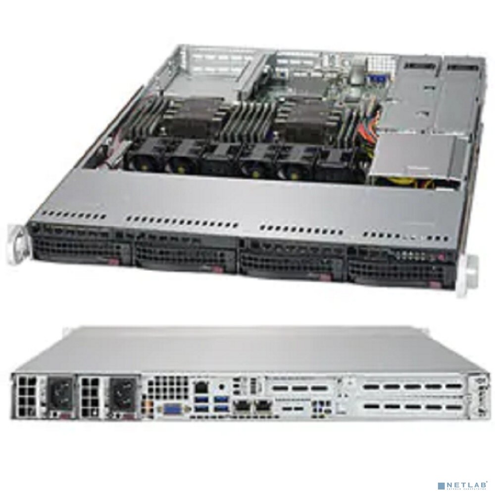 Supermicro SYS-6019P-WTR 1U, 2xLGA3647 (up to 165W),