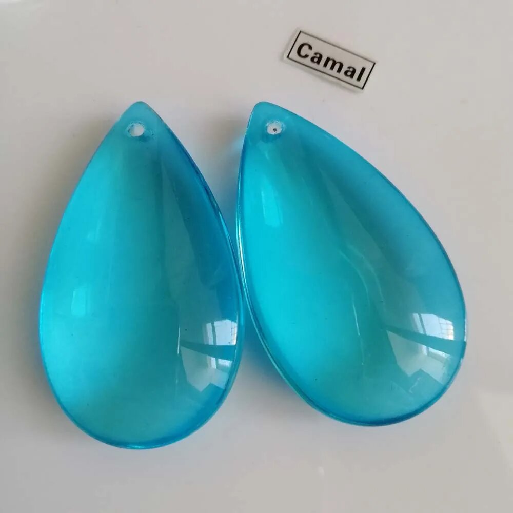 Camal, 8 шт, 50 мм, разноцветные призмы в форме капли воды для освещения люстры, Ловец Солнца, украшение, освещение, декор для домашней комнаты