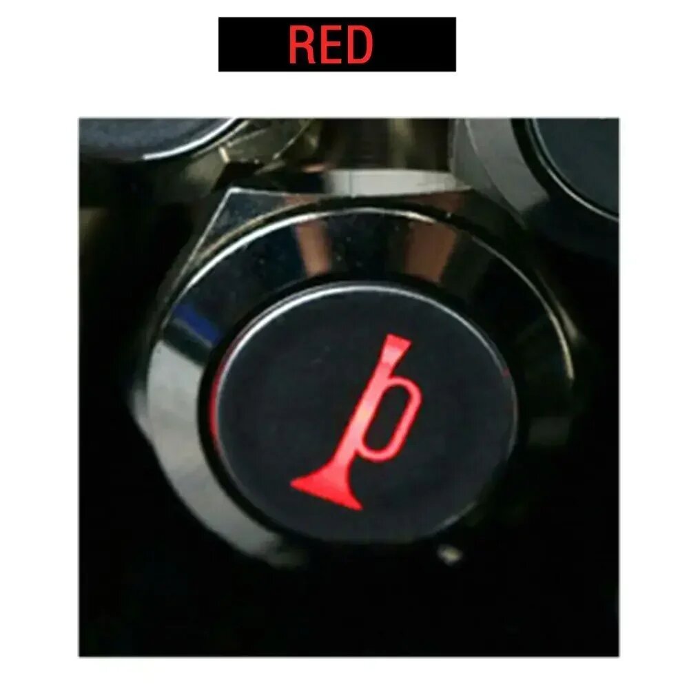 Автомобильный звуковой сигнал 16 мм, сброс управляемой кнопкой, мгновенный переключатель, автомобильный бытовой газовый водонагреватель, Электронная Кнопка, автомобильные аксессуары red