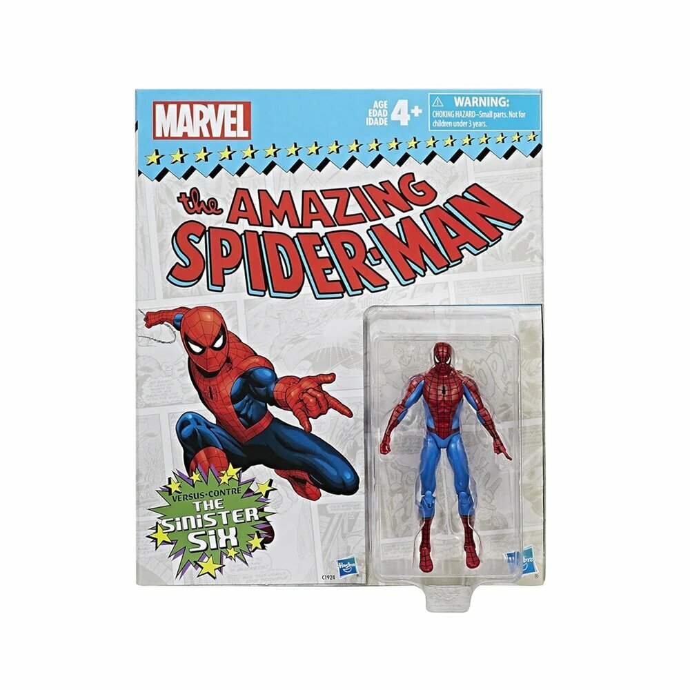 Marvel Legends Spiderman Retro Sinister Six набор фигурок 3,75 дюйма Boxed Spiderman