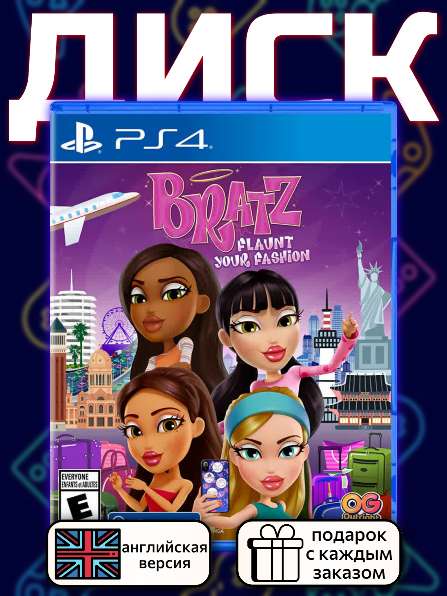 Игра Bratz Flaunt Your Fashion, для PlayStation 4, английская версия