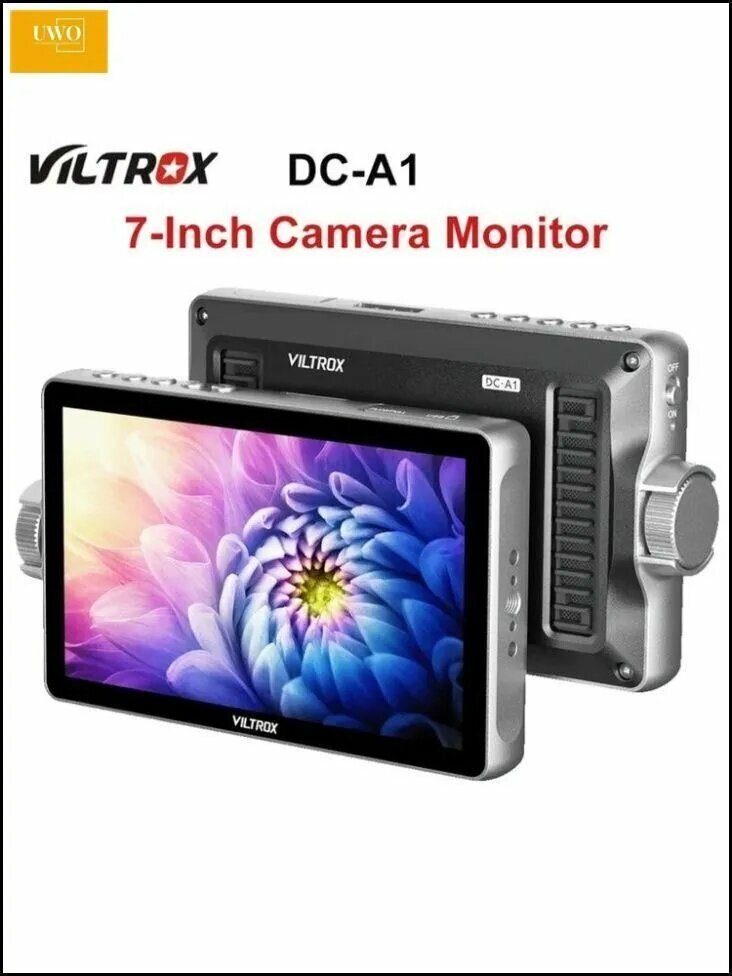 Монитор камеры Viltrox DC-A1 7 дюймов IPS 4K 60Hz с HDMI-совместимостью, сенсорный экран для Sony, Nikon, Fujifilm