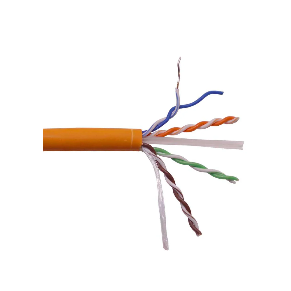 Кабель сетевой Lanmaster LAN-6EUTP-HFLT-OR (4 пары, Кат. 6, с перегородкой, 550Mhz) оранжевый