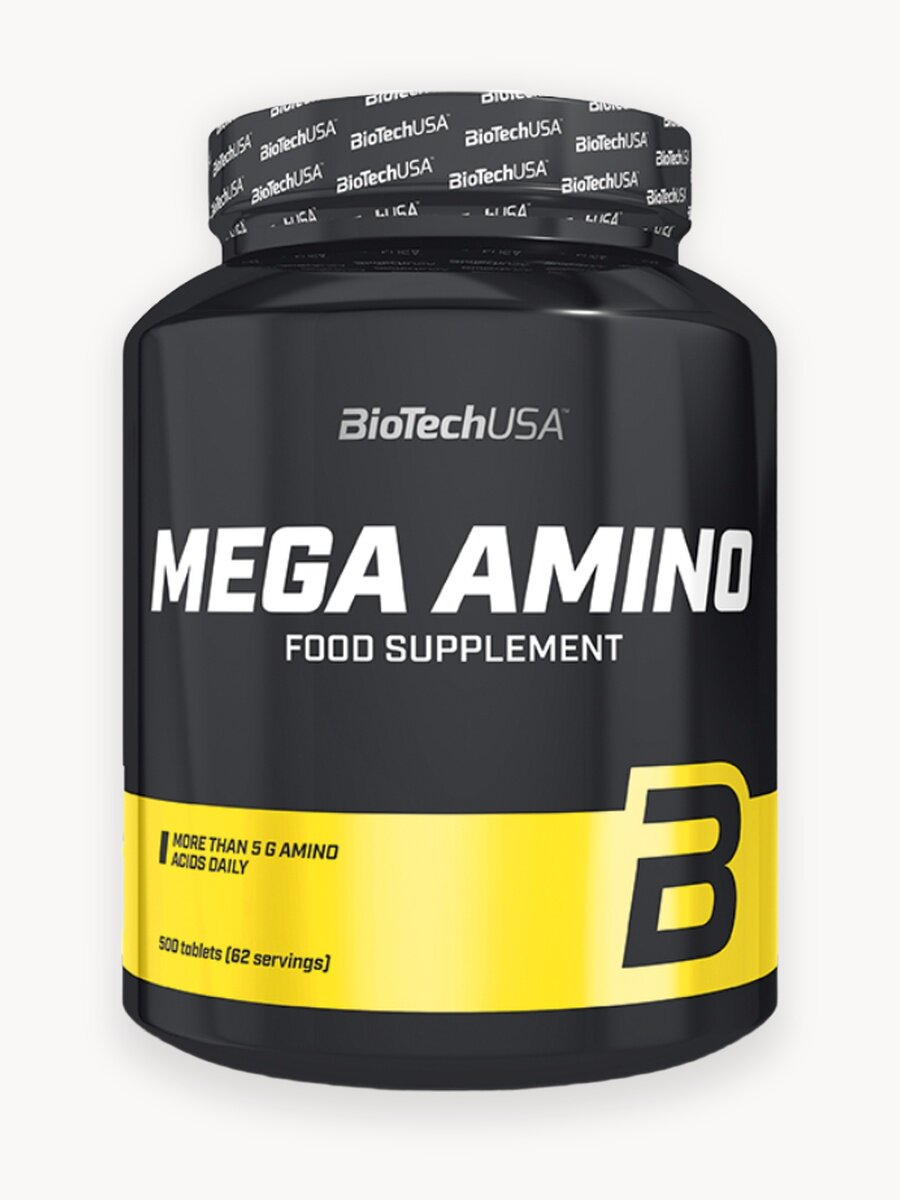 Аминокислоты / BioTechUSA Mega Amino 500 шт.