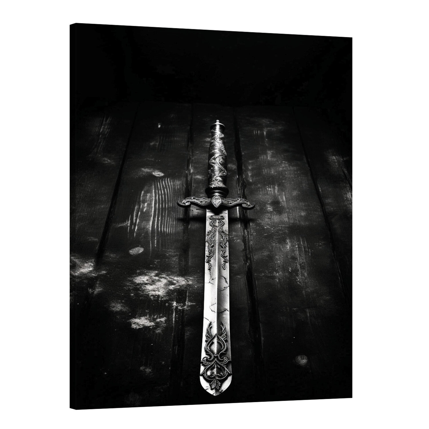 Интерьерная картина 50х70 "Меч и кровь"
