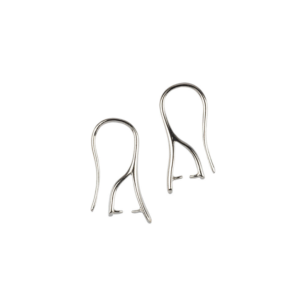 Швензы "Zlatka" FMK-H09 10 х 18 мм 2 шт 01 под серебро