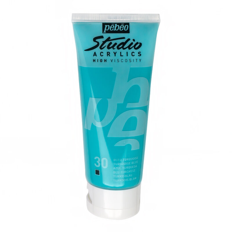 Краска акриловая "PEBEO" Studio Acrylics 100 мл 831-030 бирюзовый