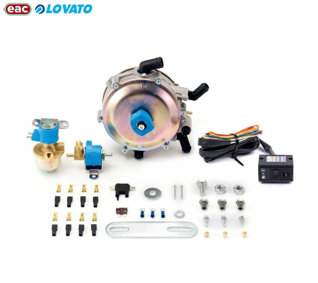 Комплект / Миникит ГБО LOVATO Super вакуумный до 190 л. с. (Оригинал)