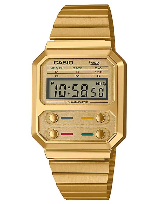 Наручные часы CASIO Vintage, золотистый
