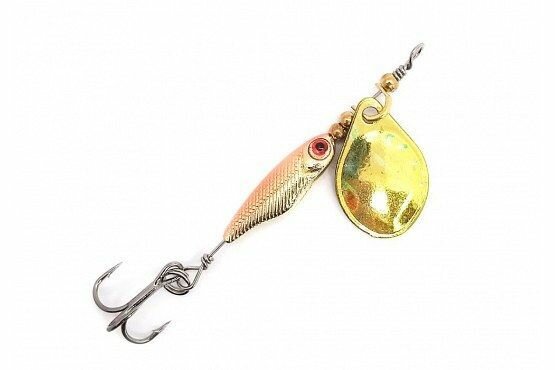 Блесна колеблющаяся Fish Crystal WABLER W40, длина 57мм, вес 7гр # 10