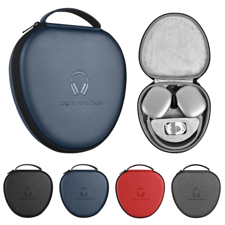 Чехол на молнии для AirPods Max, WIWU Ultrathin Smart Case, Синий