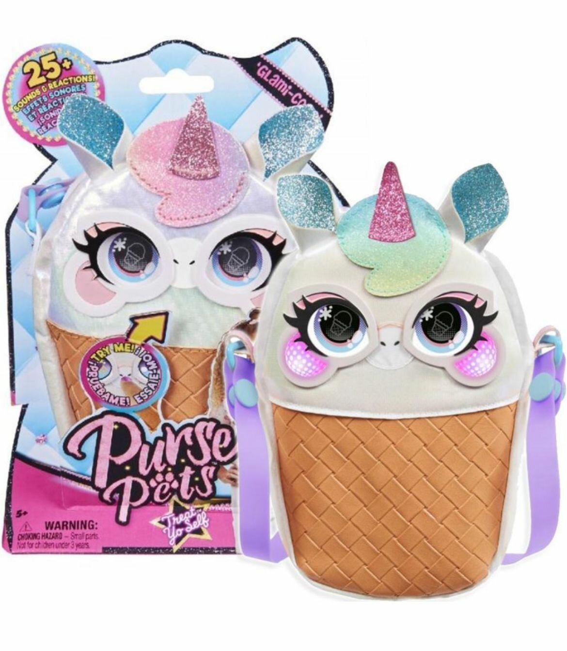 Интерактивная Игрушка Сумочка Питомец Purse Pets Treat Yo Self Единорог 6065148