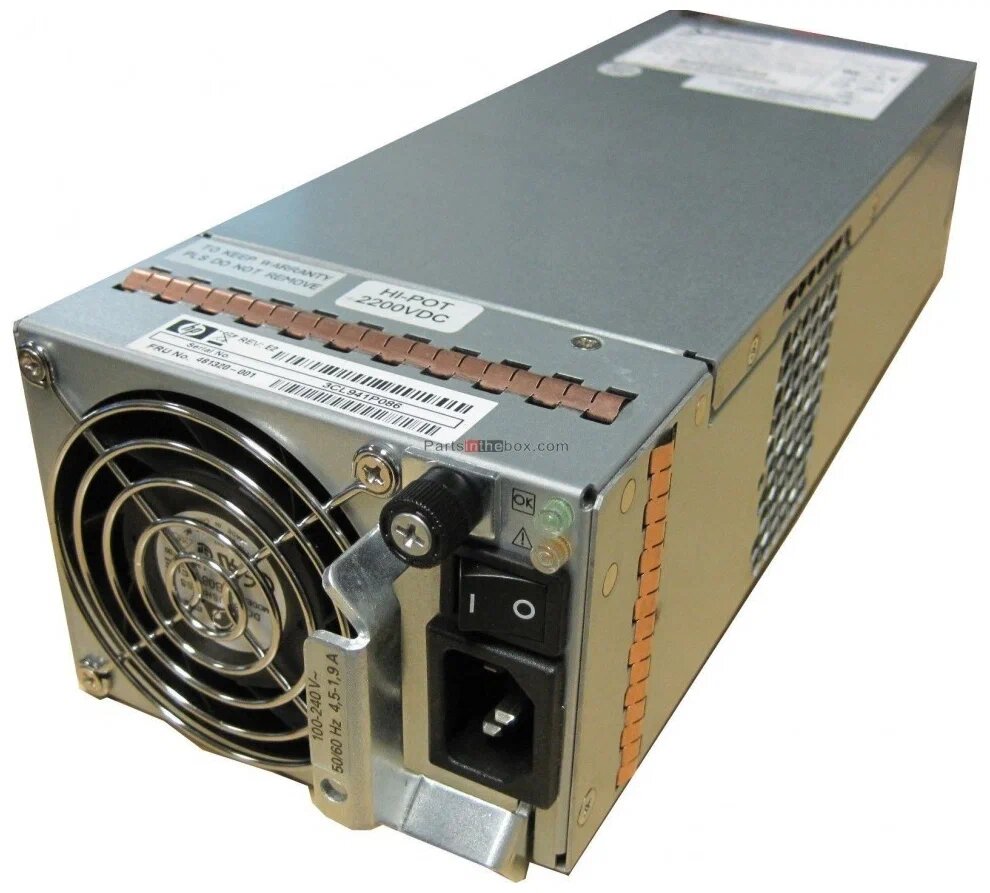 Блок питания HP P2000 YM-2751B 595W G3 MSA PSU