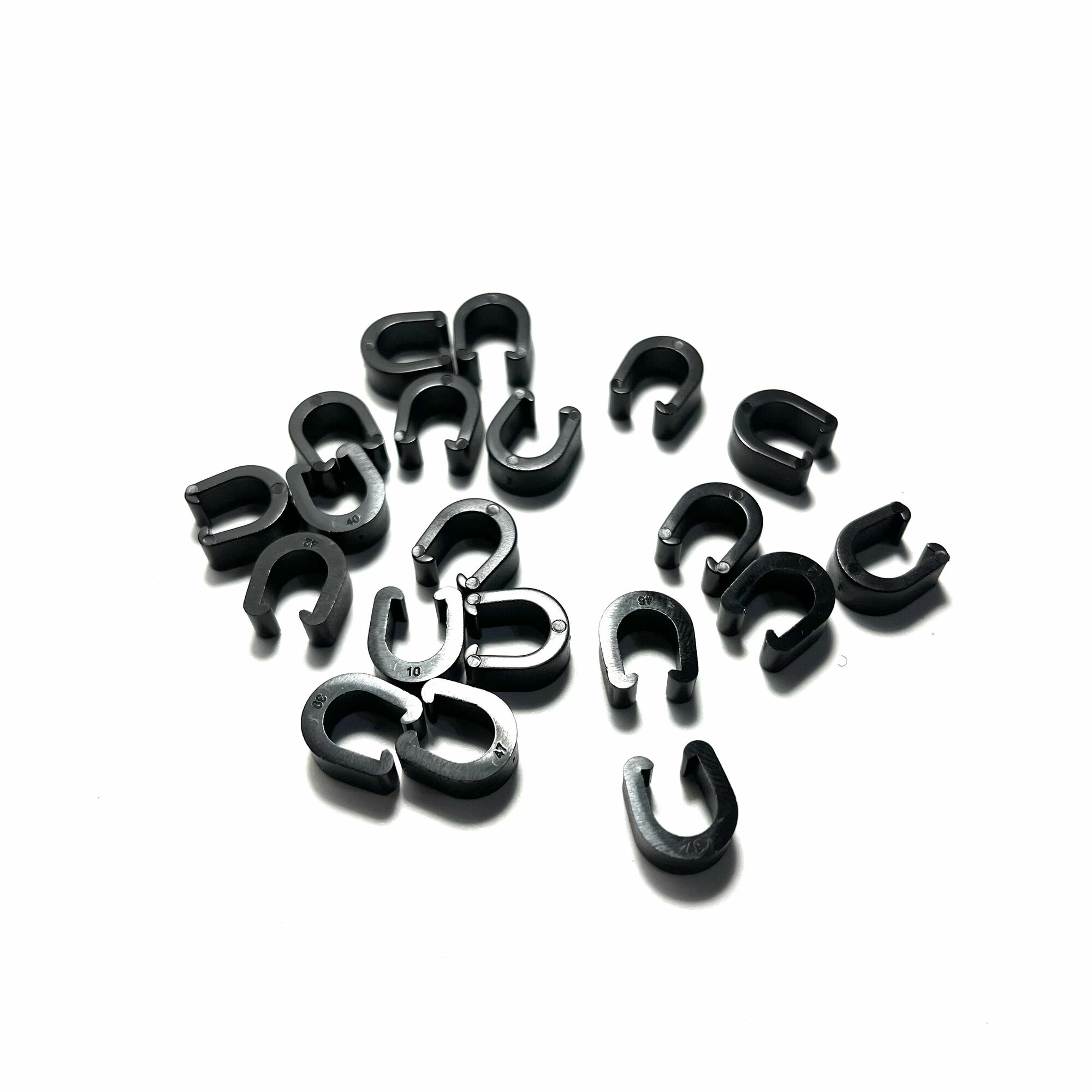 Клипса Для Фиксации Троса К Раме Велосипеда 5 Цвет: Черные Крепление ...