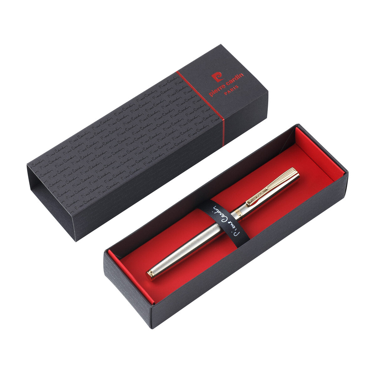 Ручка перьевая Pierre Cardin ECO, цвет - стальной. Подарочная упаковка